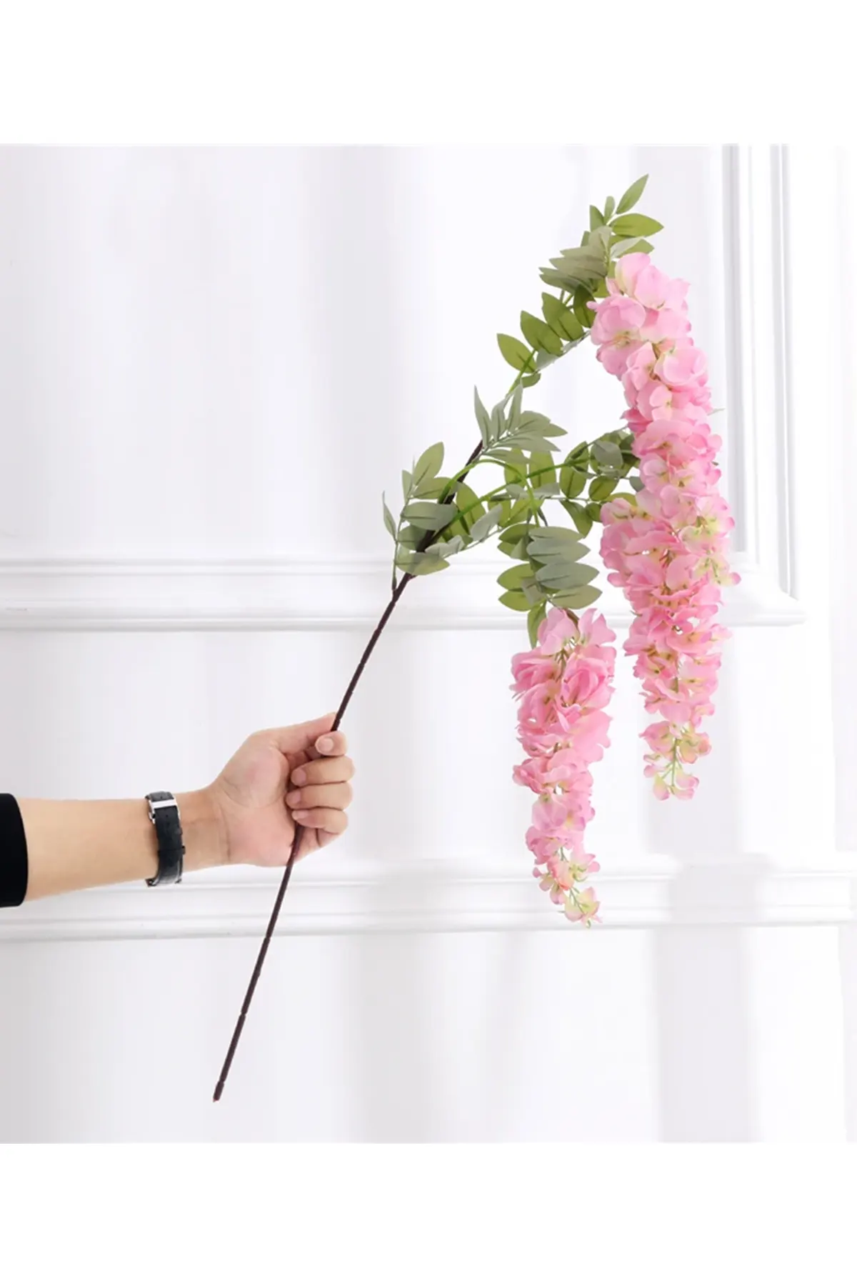 Yapay Salkım Akasya Dalı 100 cm Pembe Tüm Tek Dal Çiçekler Yapay Çiçek ...